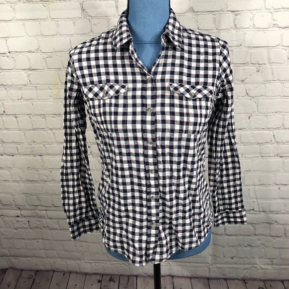 Eddie Bauer | Tops | Eddie Bauer Plaid Button Front Shirt Sp | Poshmark